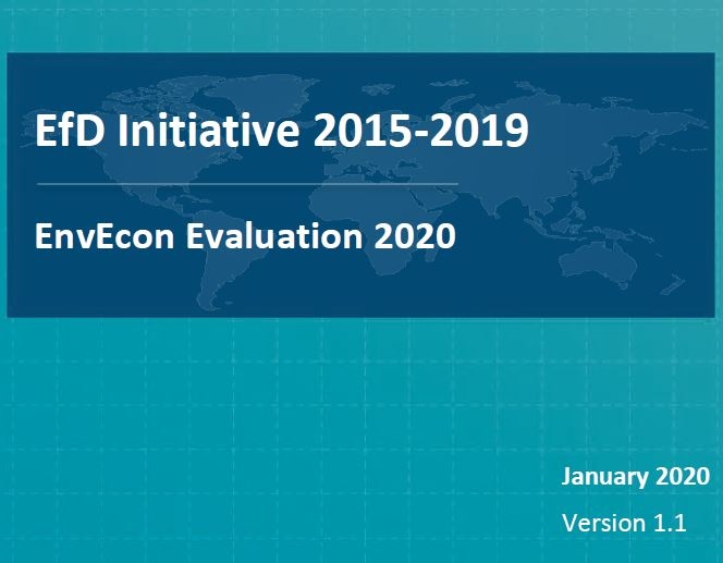 Read EfD's Evaluation Report 2020 here! | EfD - Initiative