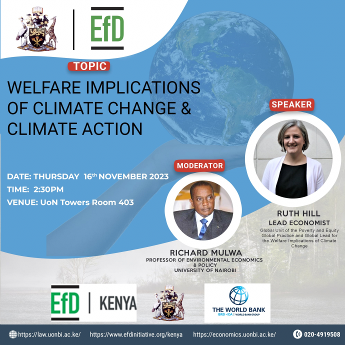 Welfare Implications of Climate Change and Climate Action. | EfD - Initiative