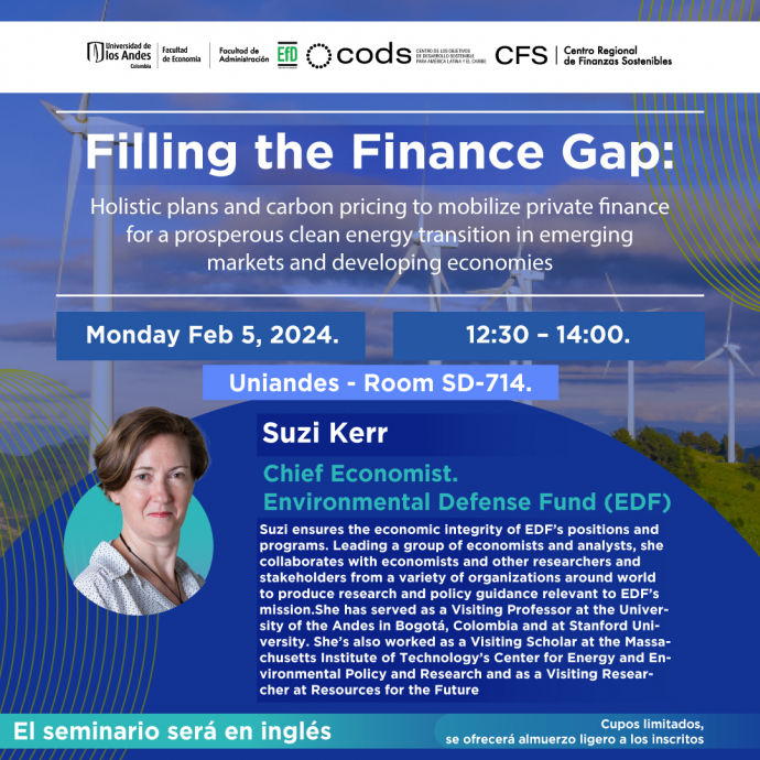 EfD seminar- Filling the Finance Gap: Holistic plans and carbon pricing ...